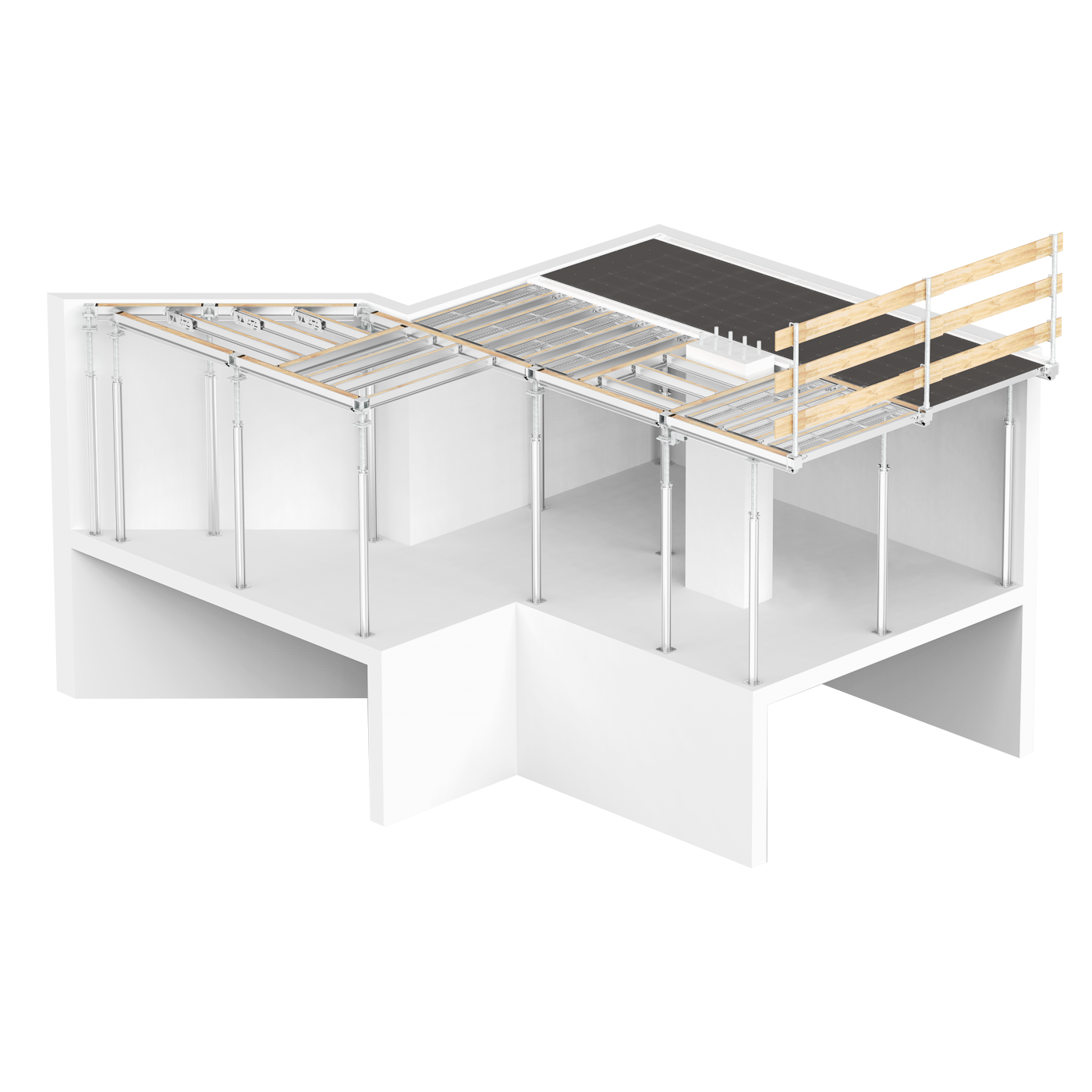 Encofrado de losas de aluminio TITAN HV - ISCHEBECK IBÉRICA