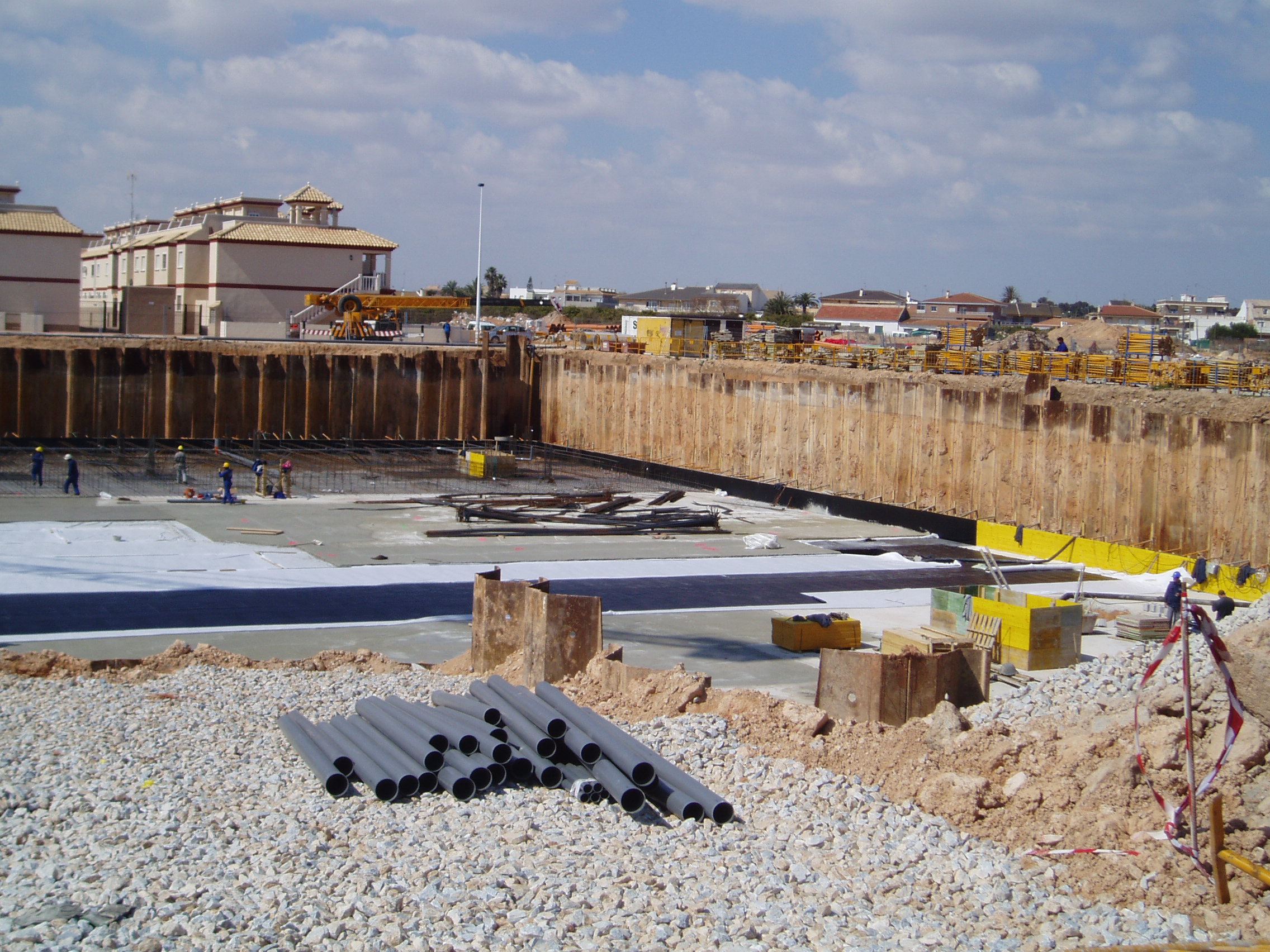 Muro De Contención De Tablestacas De Acero